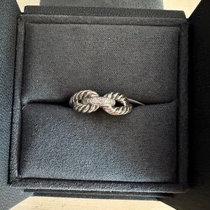 David Yurman | Jewelry | David Yurman Cable Loop Band Ring In Sterling ...